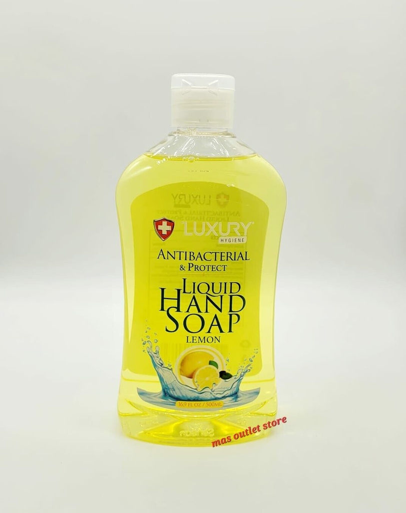 LUXURY LIQUID HAND SOAP LEMON 16.9oz /12 | PJ DISTRIBUTORS